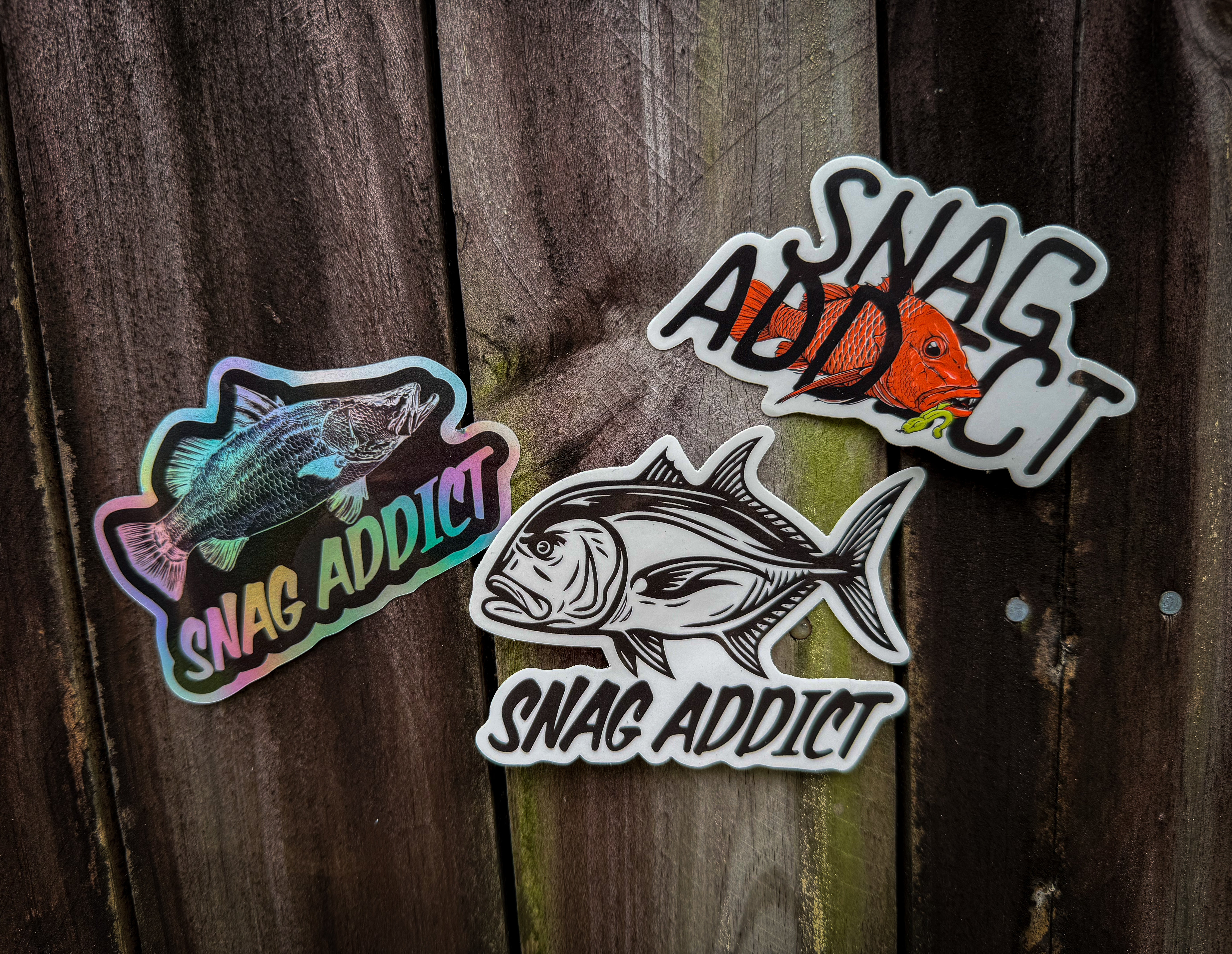 STICKERS & WRISTBANDS (coming soon) – Snag Addict